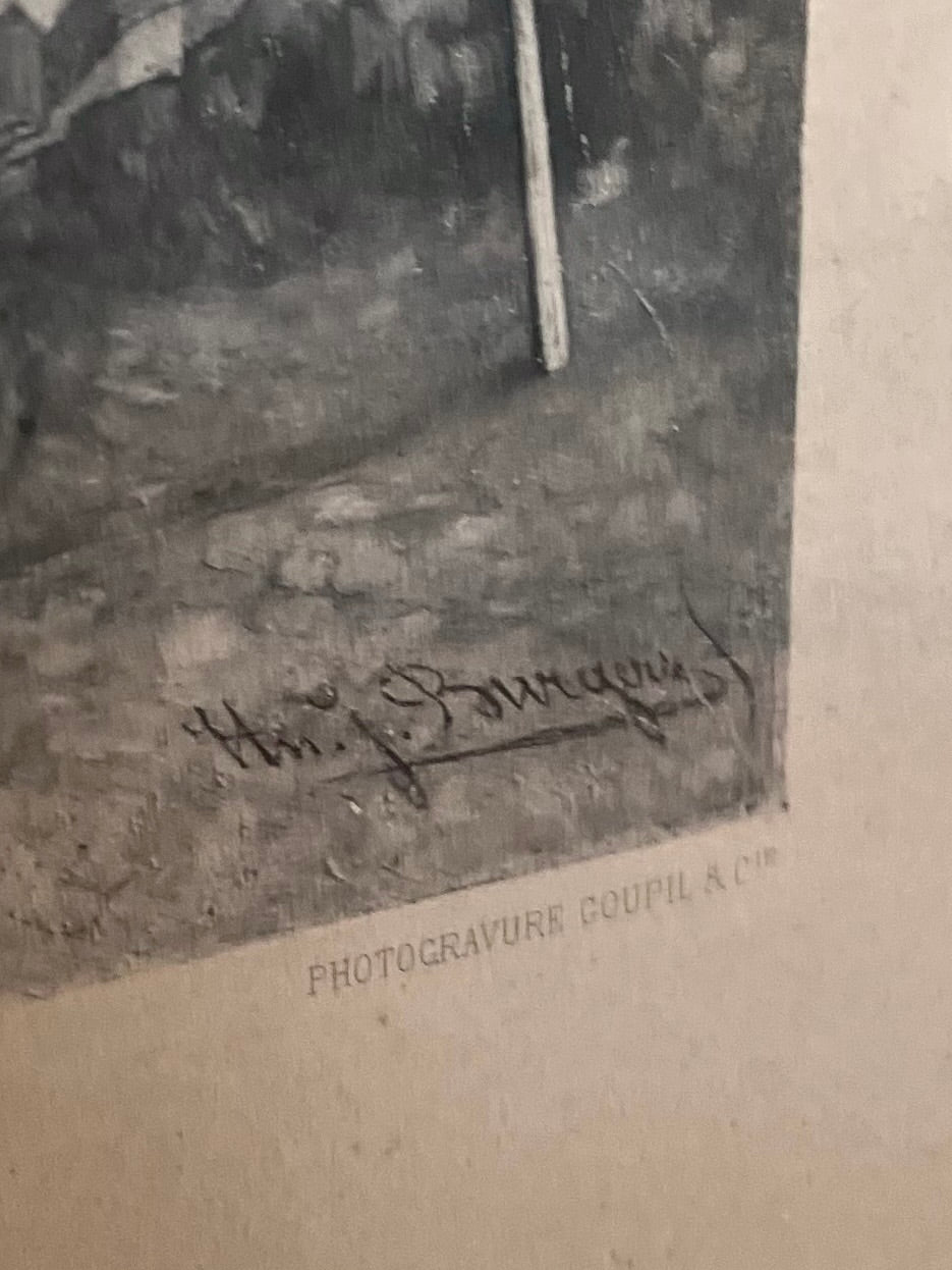 Une Fontaine à Maisons-Laffitte — 1877 Signed French Photogravure Engr ...