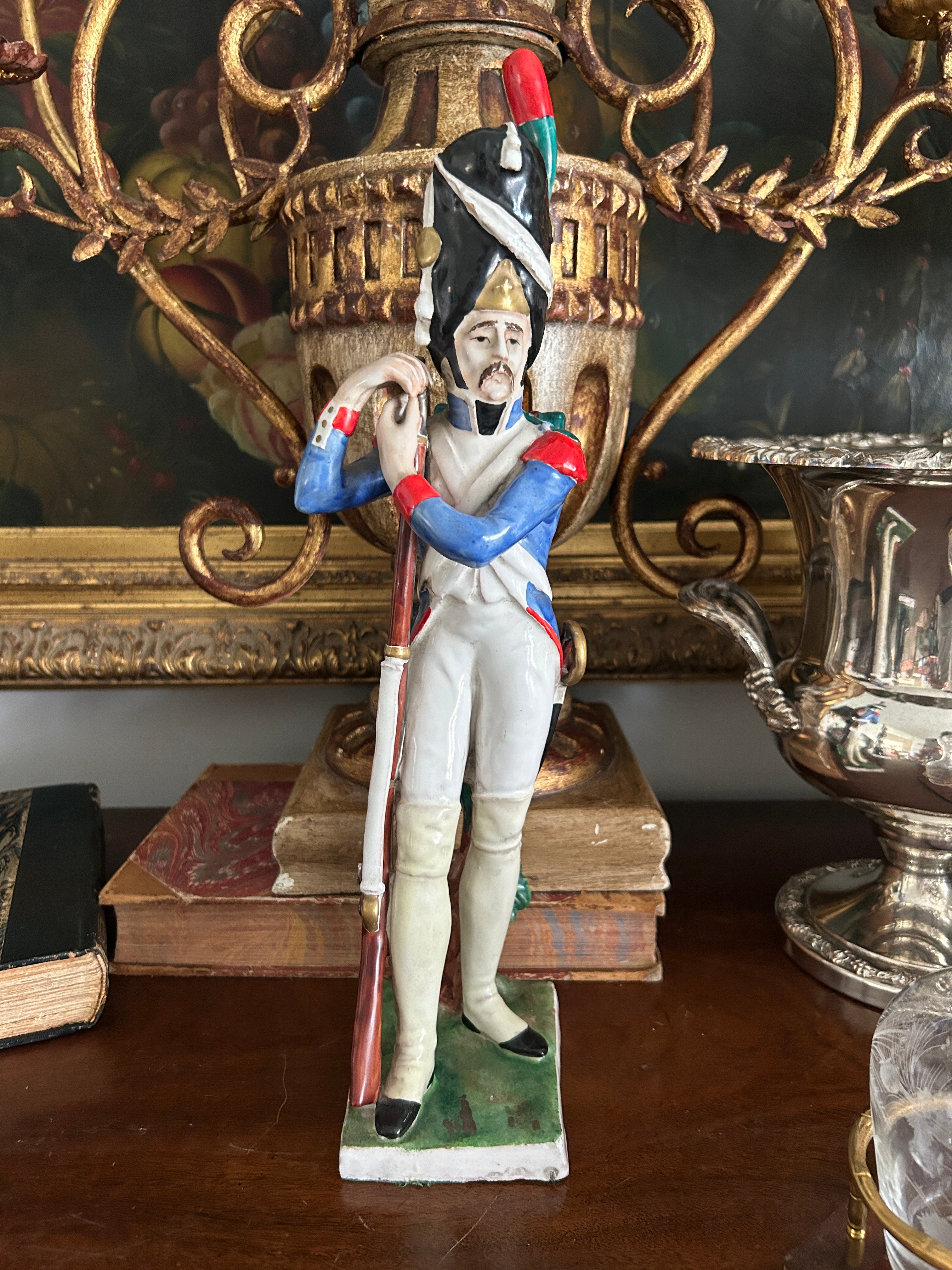 Vintage Italian Napoleonic Officer Statue – Lillian Grey